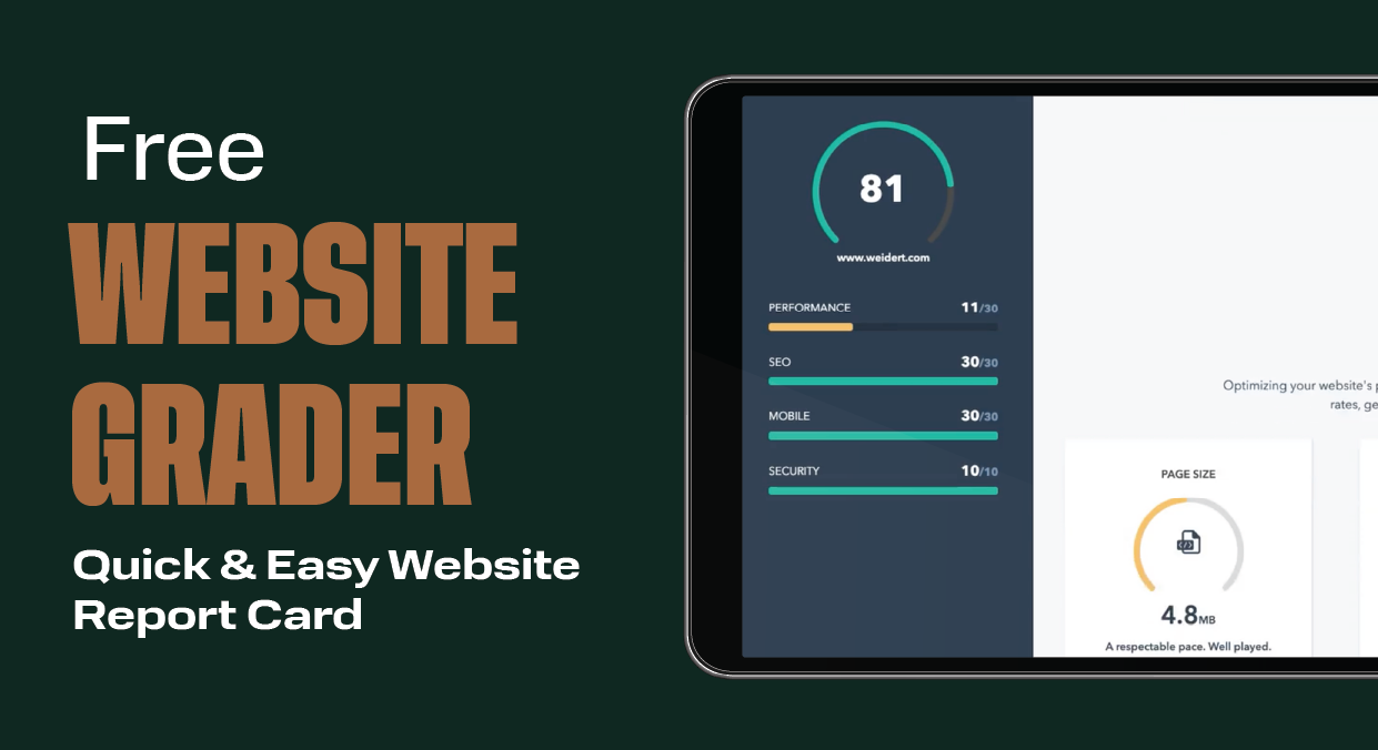 Instant Website Grader Tool | Weidert Group